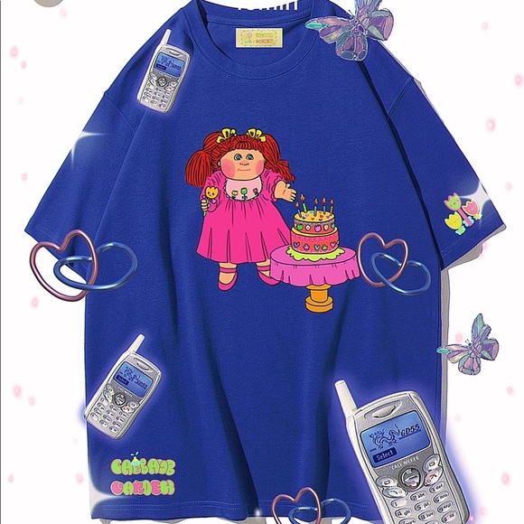 cabbage garden | Tops | Cabbage Patch Kids Tee Original Handpainted ...